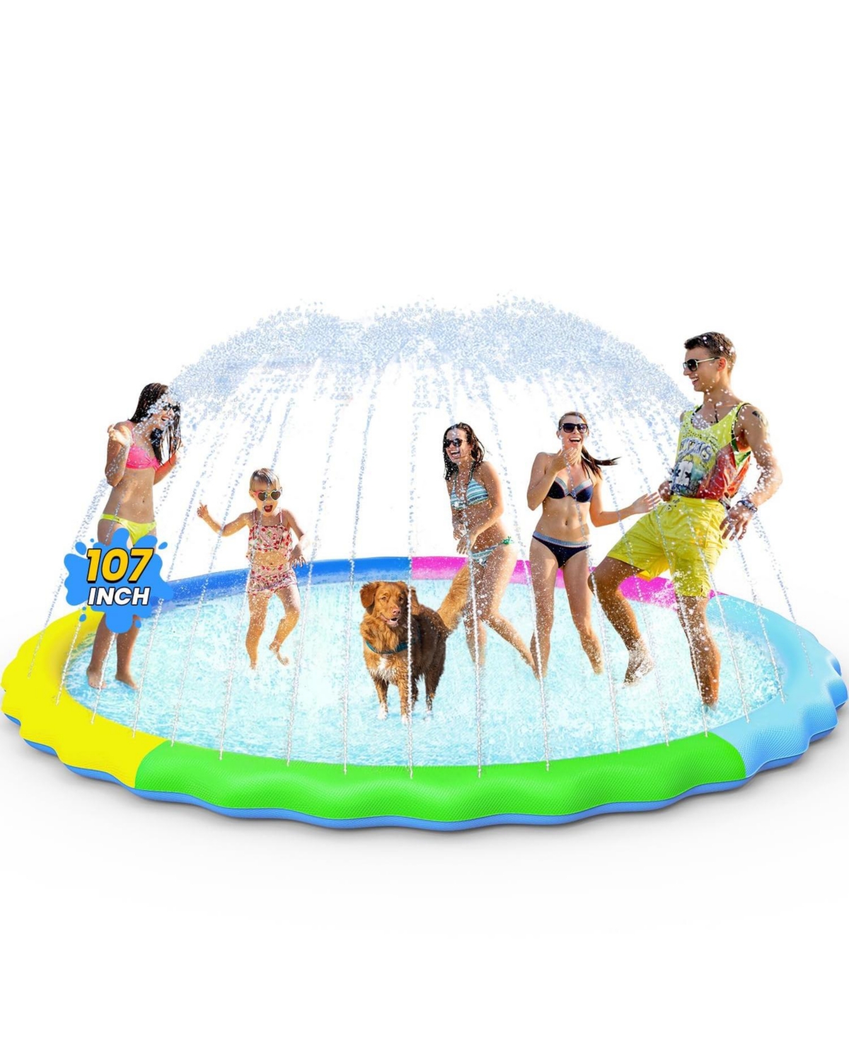 Click here for Aofar 107 Non-slip Splash Pad Sprinkler Pool Outdo... prices
