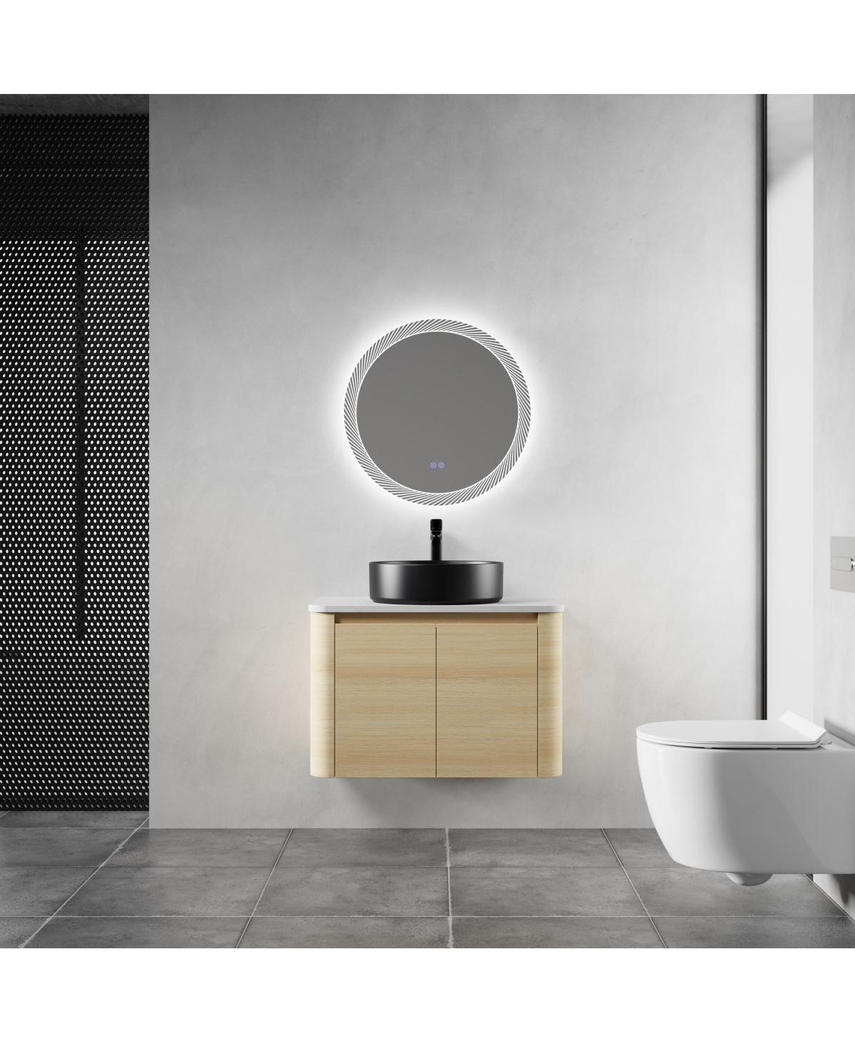 Click here for Sillysis Wall Mounted Modern Bathroom Vanity with... prices