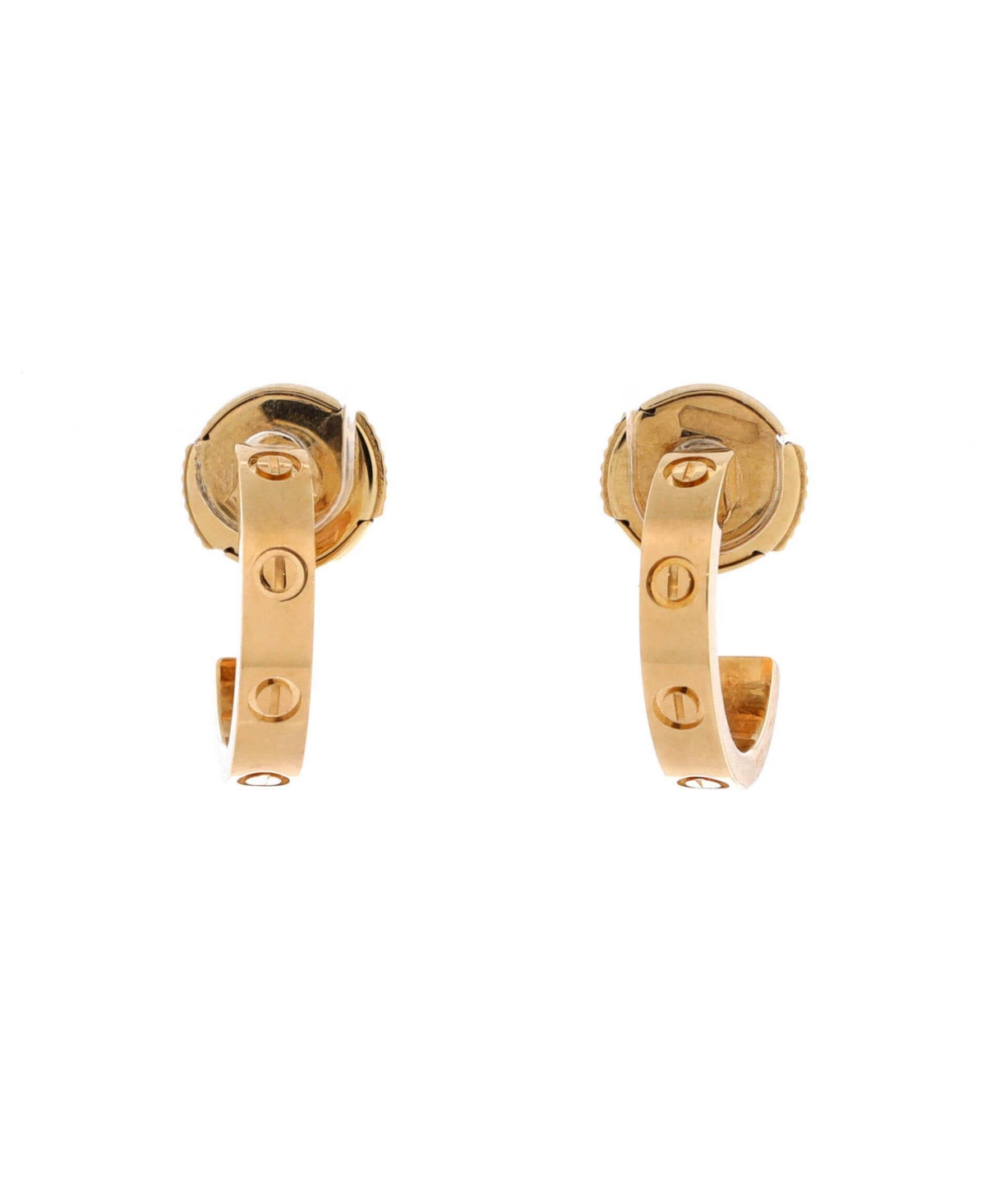 Click here for Pre-Owned Cartier Love Hoop Earrings - 18k yellow... prices