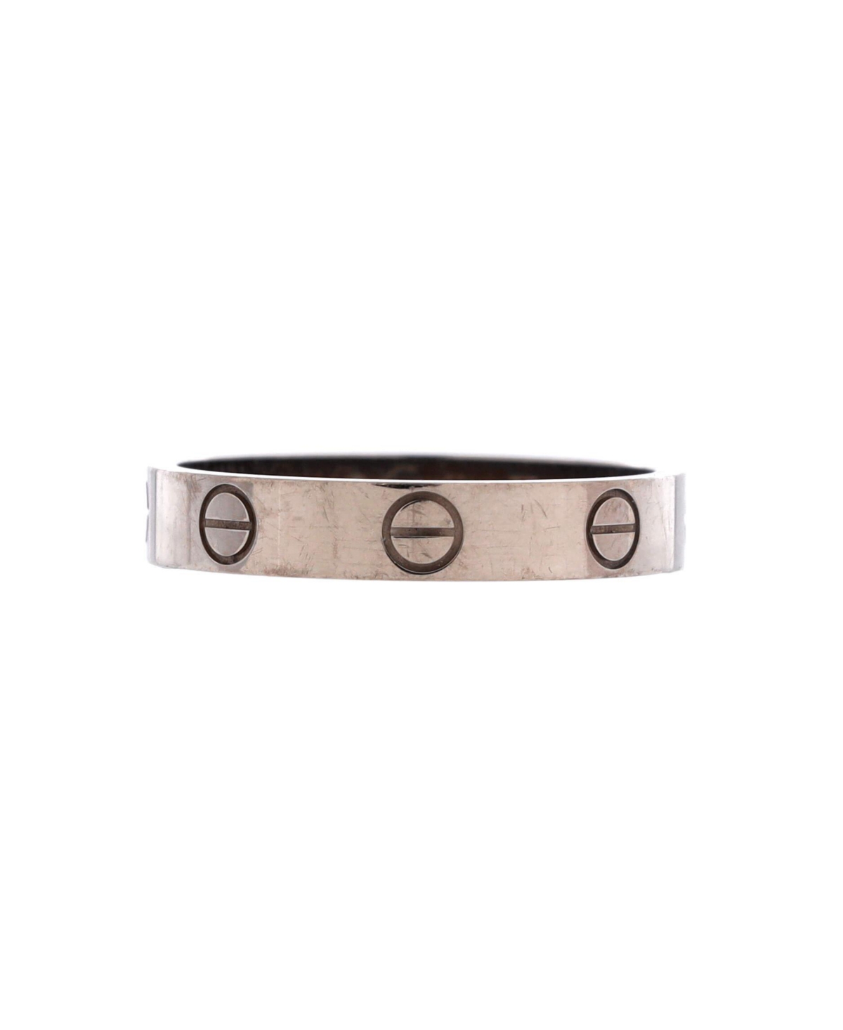 Click here for Pre-Owned Cartier Love Wedding Band Ring - 18k whi... prices