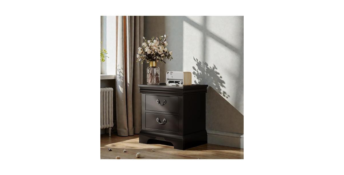 Click here for Lucky One 22W Classic Wooden 2-Drawer Nightstand -... prices