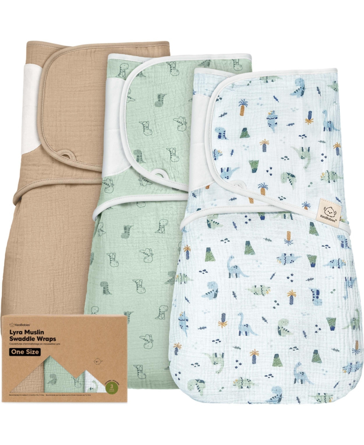 Click here for KeaBabies 3pk Lyra Muslin Swaddles for Newborns  1... prices