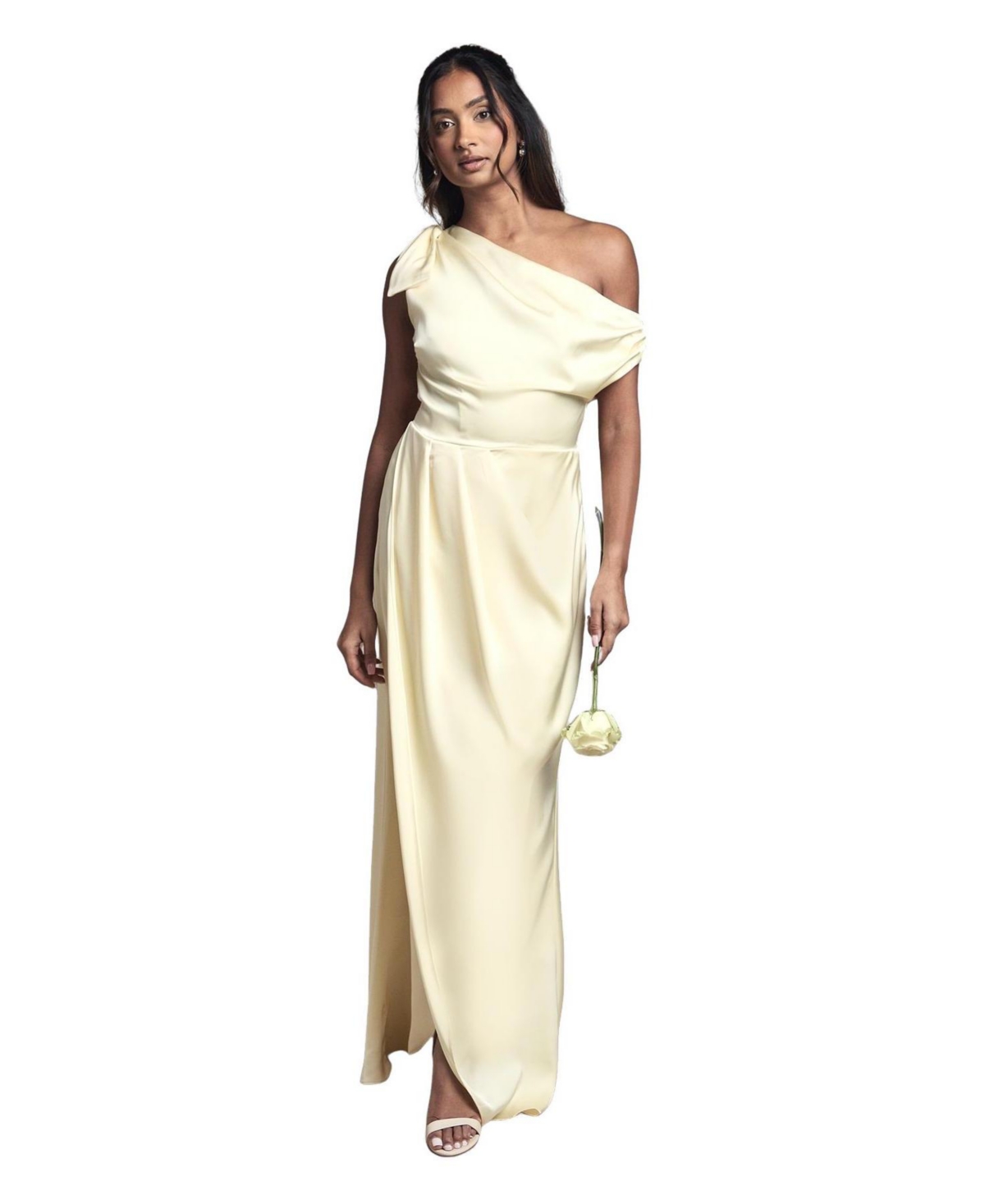 Click here for Coast Womens Detail Bow Maxi Dress - Lemon prices