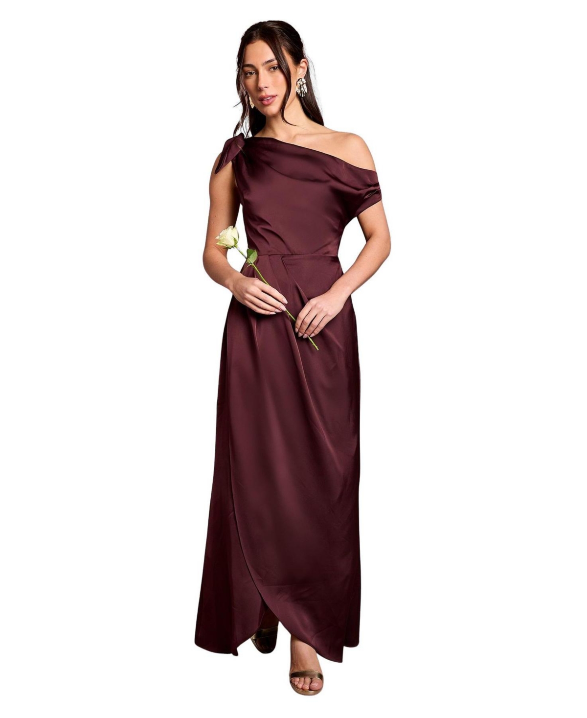 Click here for Coast Womens Detail Bow Maxi Dress - Espresso prices