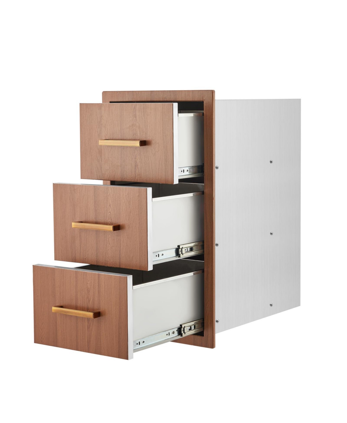 Click here for homfan Stainless Steel Storage Cabinet  Metal 3 Dr... prices