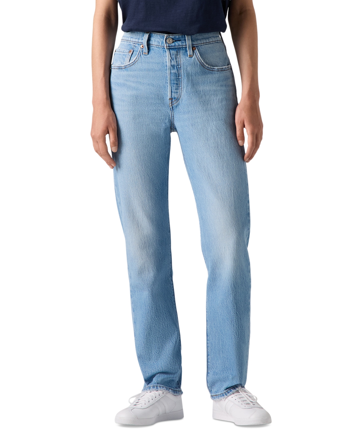 Click here for Levis Womens 501 Original-Fit Straight-Leg Jeans -... prices