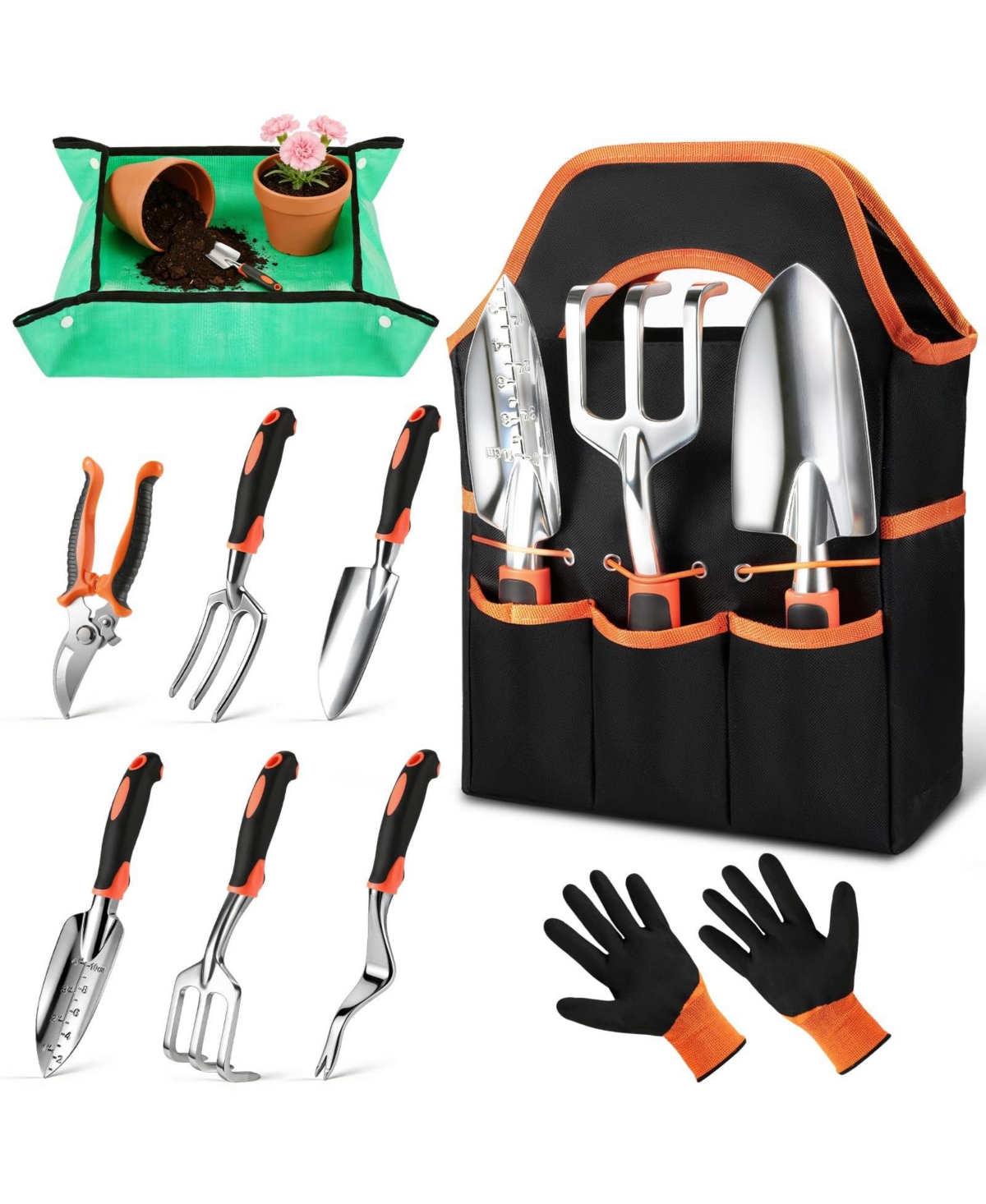 Click here for Xdovet Garden Tools Set Stainless Steel Heavy Duty... prices