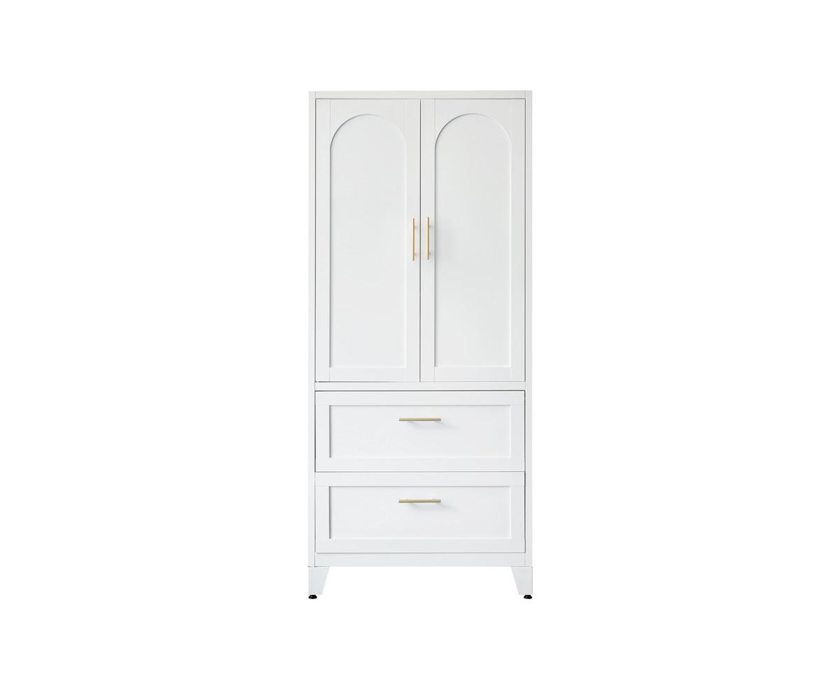 Click here for 71 Tall Metal Storage Cabinet with 2 Drawer and Ha... prices