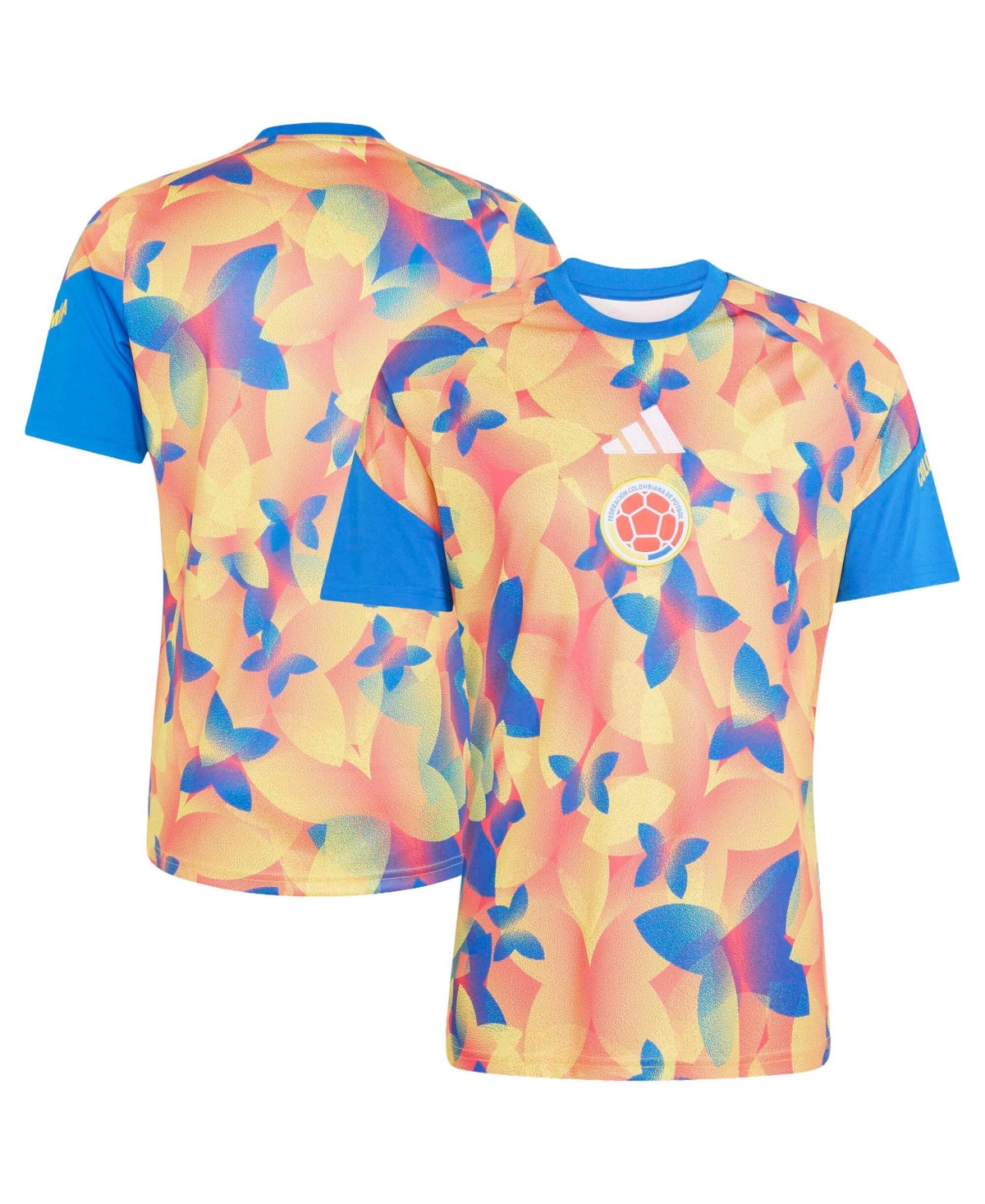 Click here for Adidas Mens Blue Colombia National Team 2026 Pre-M... prices
