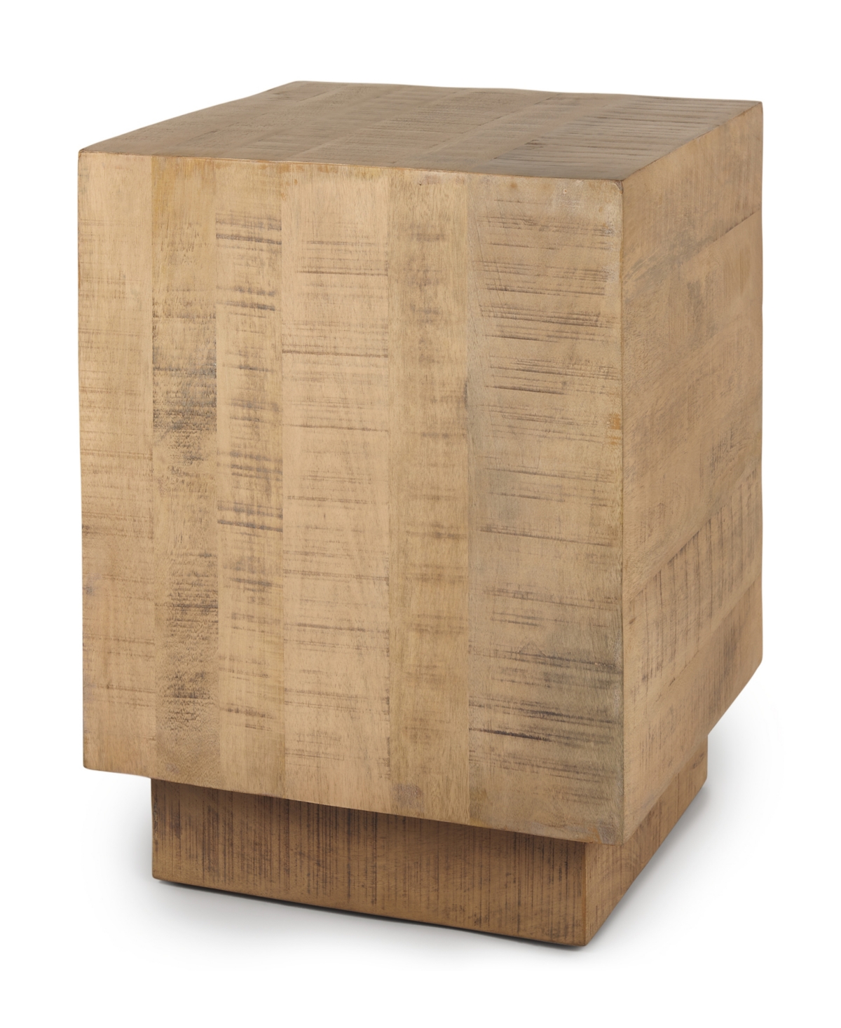 Click here for Mercana Hayden 24 Wood Square Side Table - Brown prices