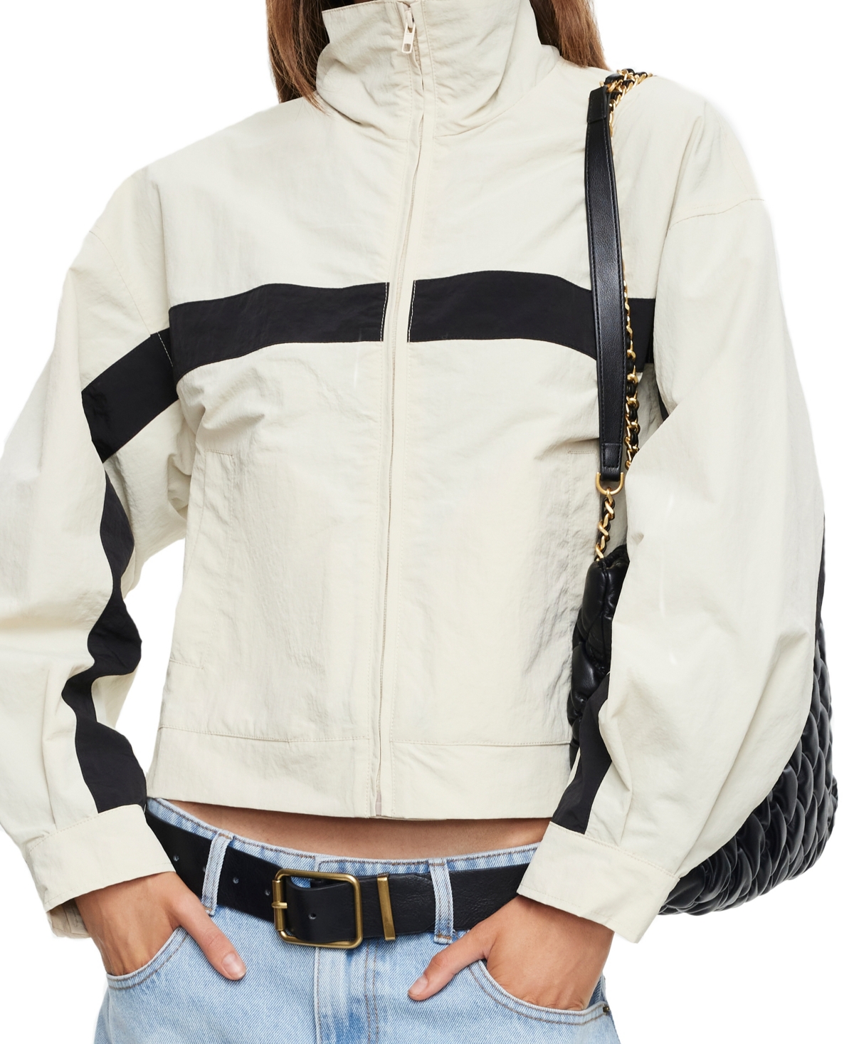 Click here for Lioness Womens Essential High Neck Windbreaker Jac... prices