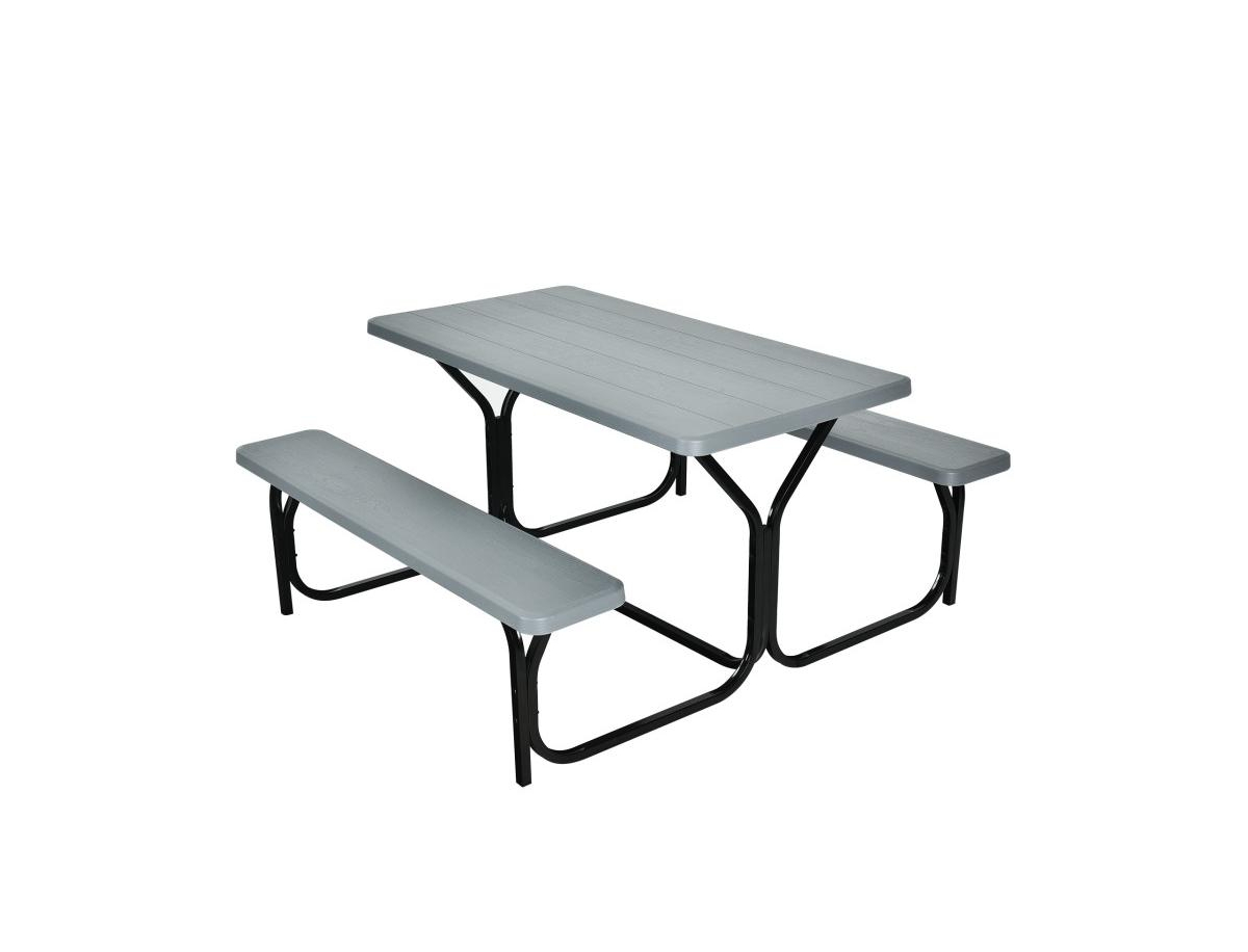 Click here for Clihome Hdpe Outdoor Picnic Table Bench Set with M... prices