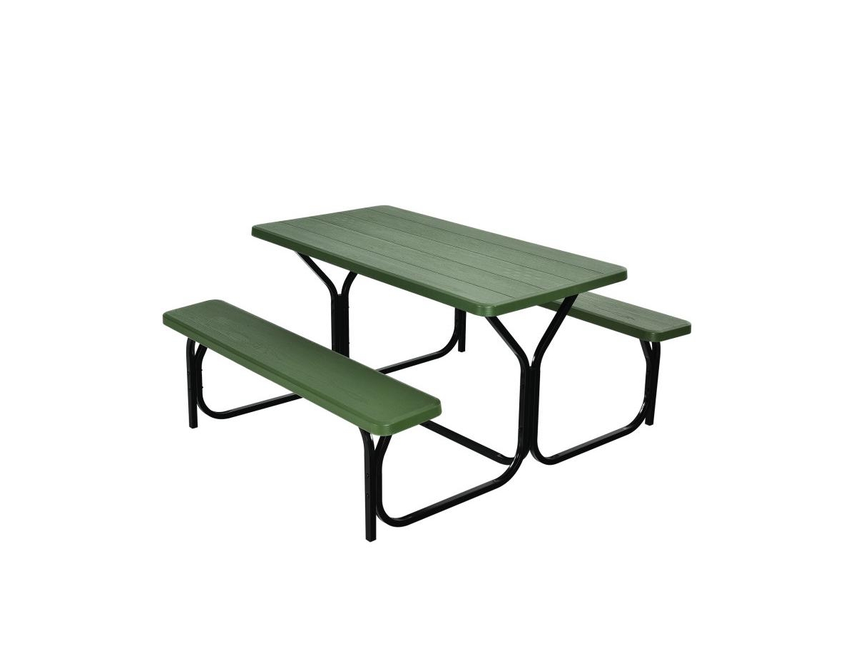 Click here for Clihome Hdpe Outdoor Picnic Table Bench Set with M... prices