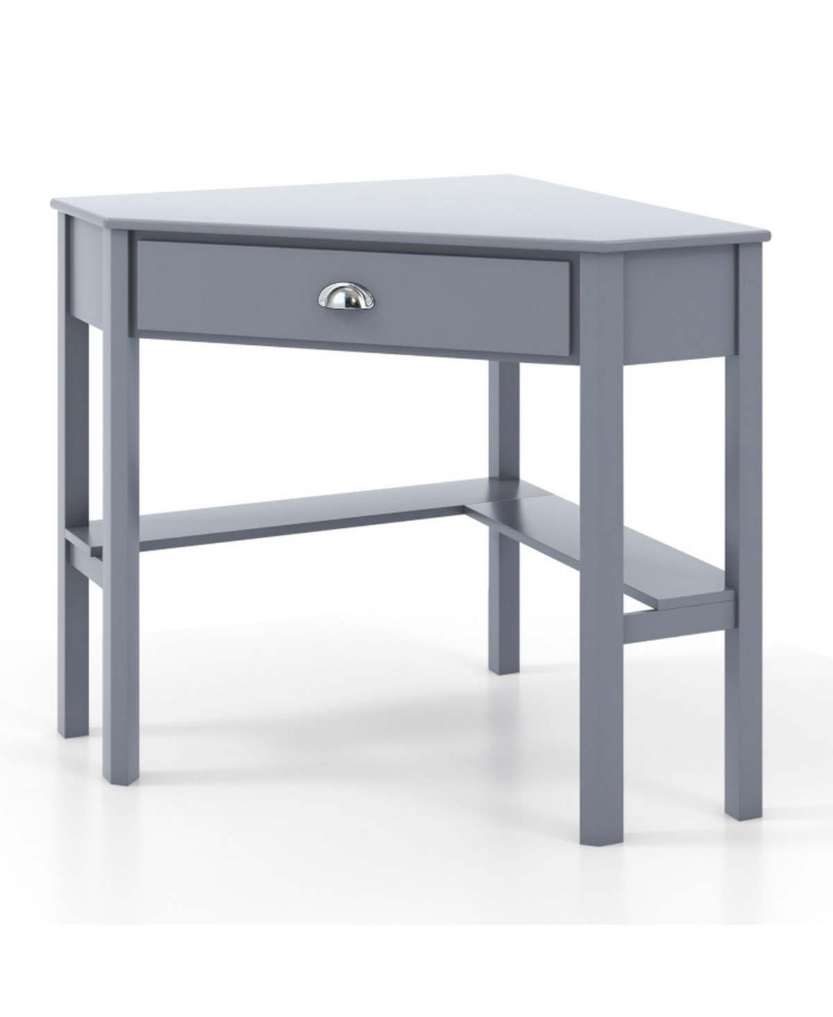 Click here for Gouun Corner Computer Desk Solid Pine Wood Drawer... prices