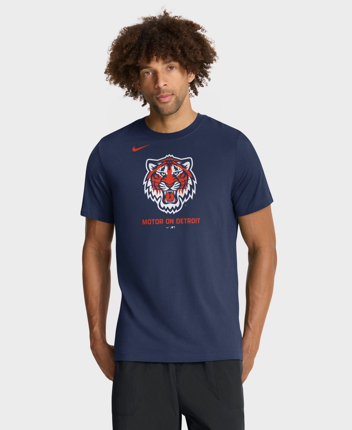 Click here for Nike Mens Navy Detroit Tigers Tri-Blend Logo T-Shi... prices