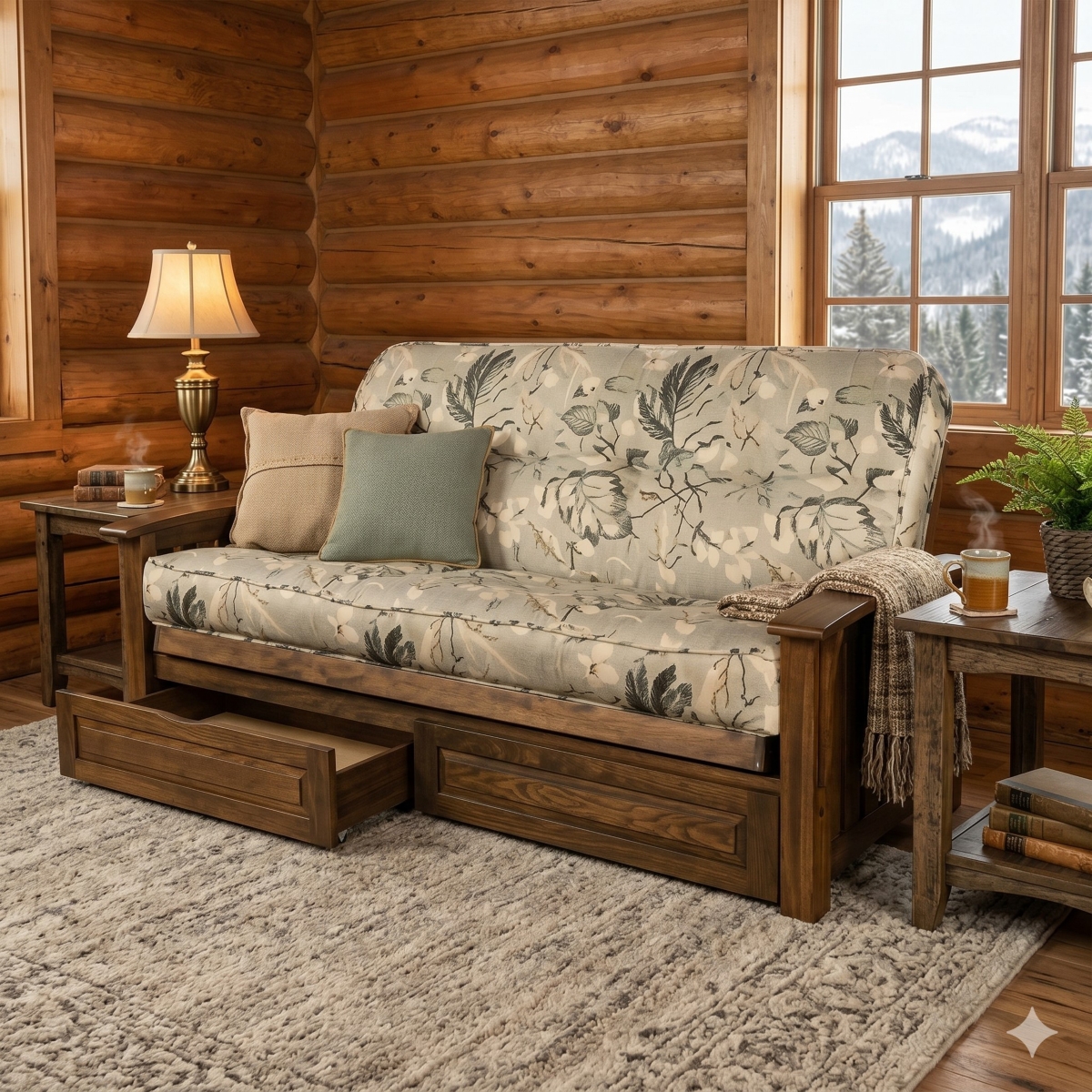 Click here for Kodiak Washington Convertible Futon Sofa Bed with... prices