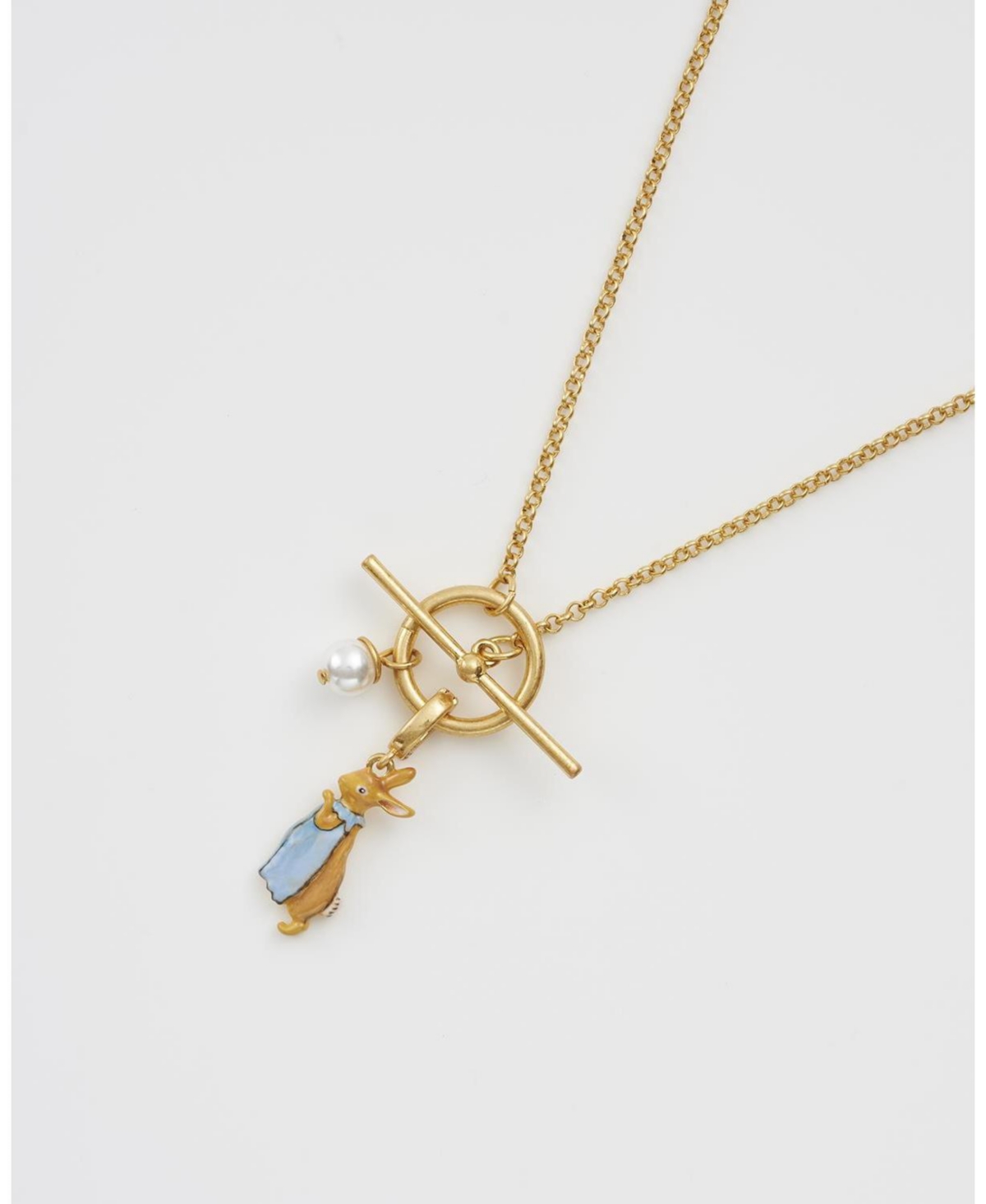 Click here for Fable England Peter Rabbit Flopsy Necklace - Gold prices
