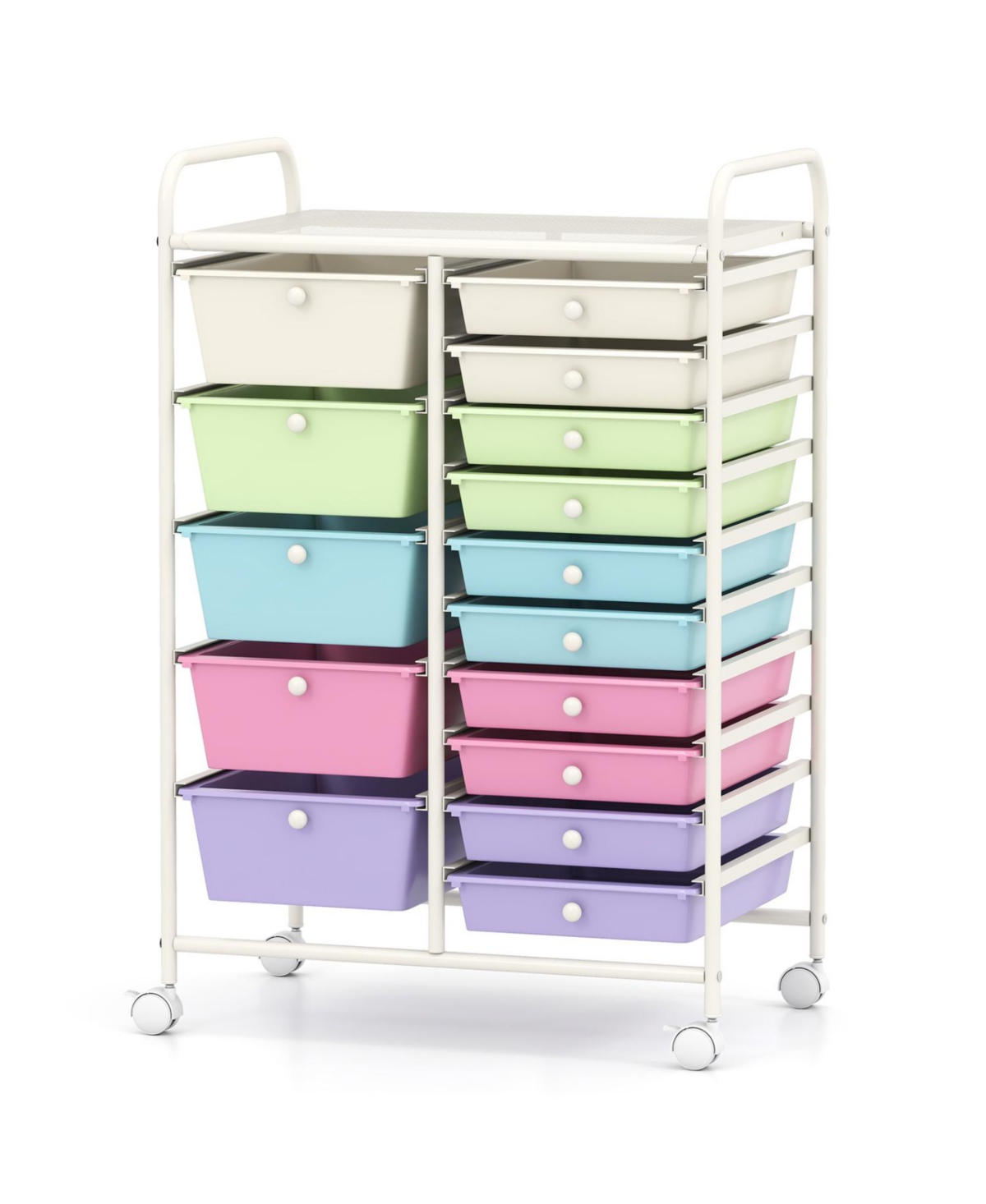 Click here for Slickblue 15-Drawer Rolling Utility Cart for Home... prices