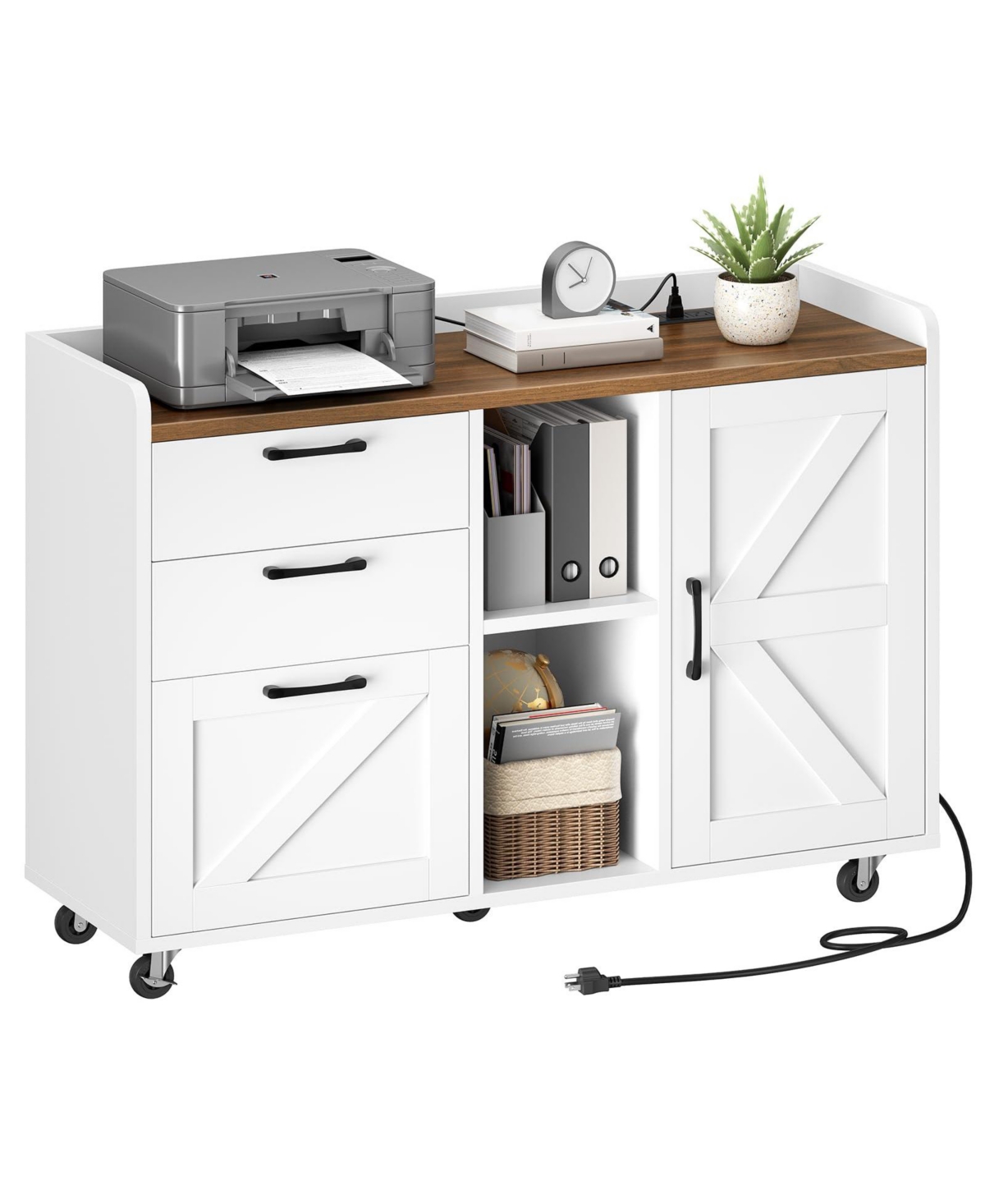 Click here for Slickblue Wooden Filing Cabinet with Charging Stat... prices