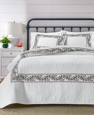 Click here for Charter Club Festive Frame Quilted Quilt Set Macys... prices