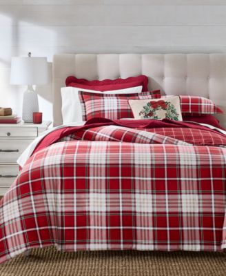Click here for Charter Club Festive Plaid Flannel Comforter Set M... prices