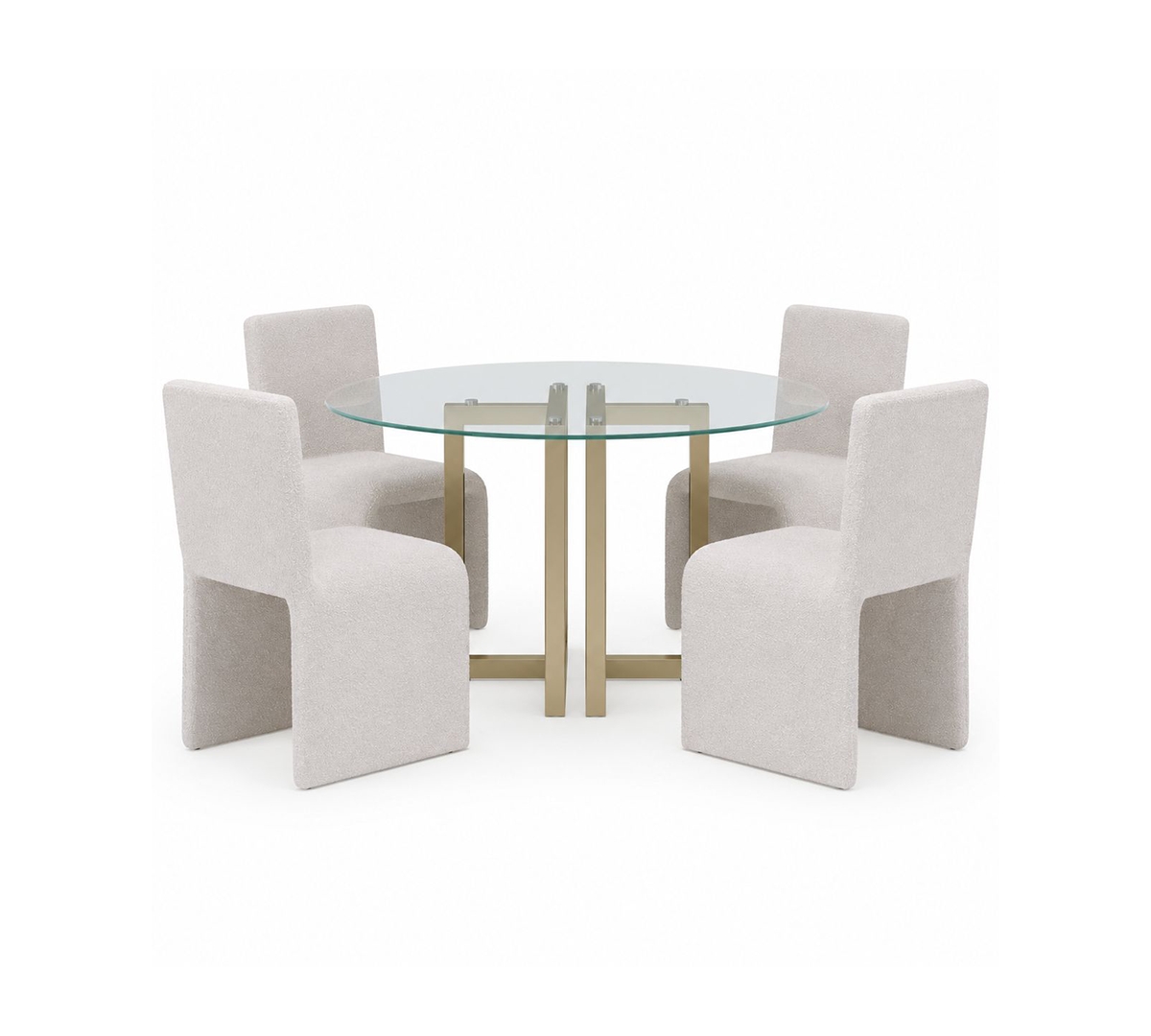 Click here for Furniture Emila 5-Pc. Dining Set (Round Table & 4... prices