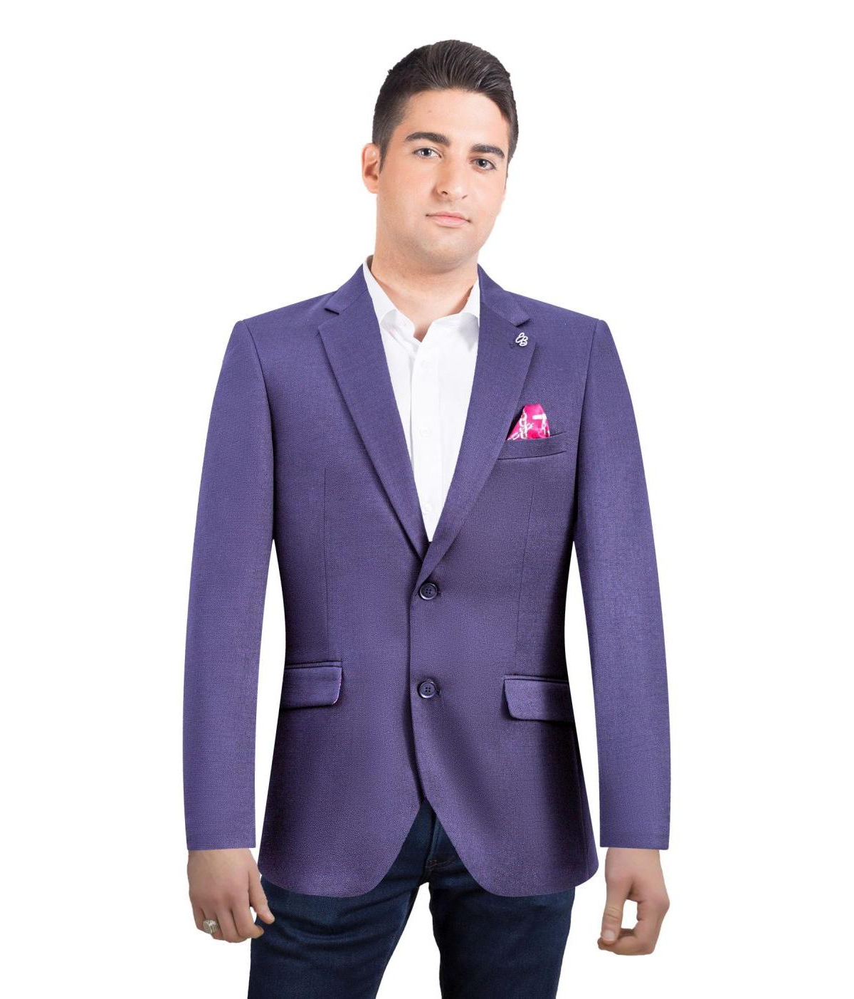 Click here for Elie Balleh Mens Slim Fit Solid Blazer Sports Coat... prices