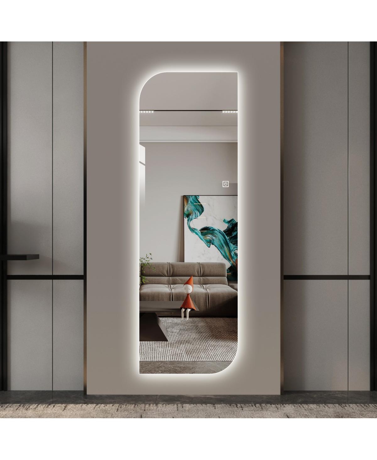 Click here for Laoties 65 x 21 Irregular Led Full Length Wall Mir... prices