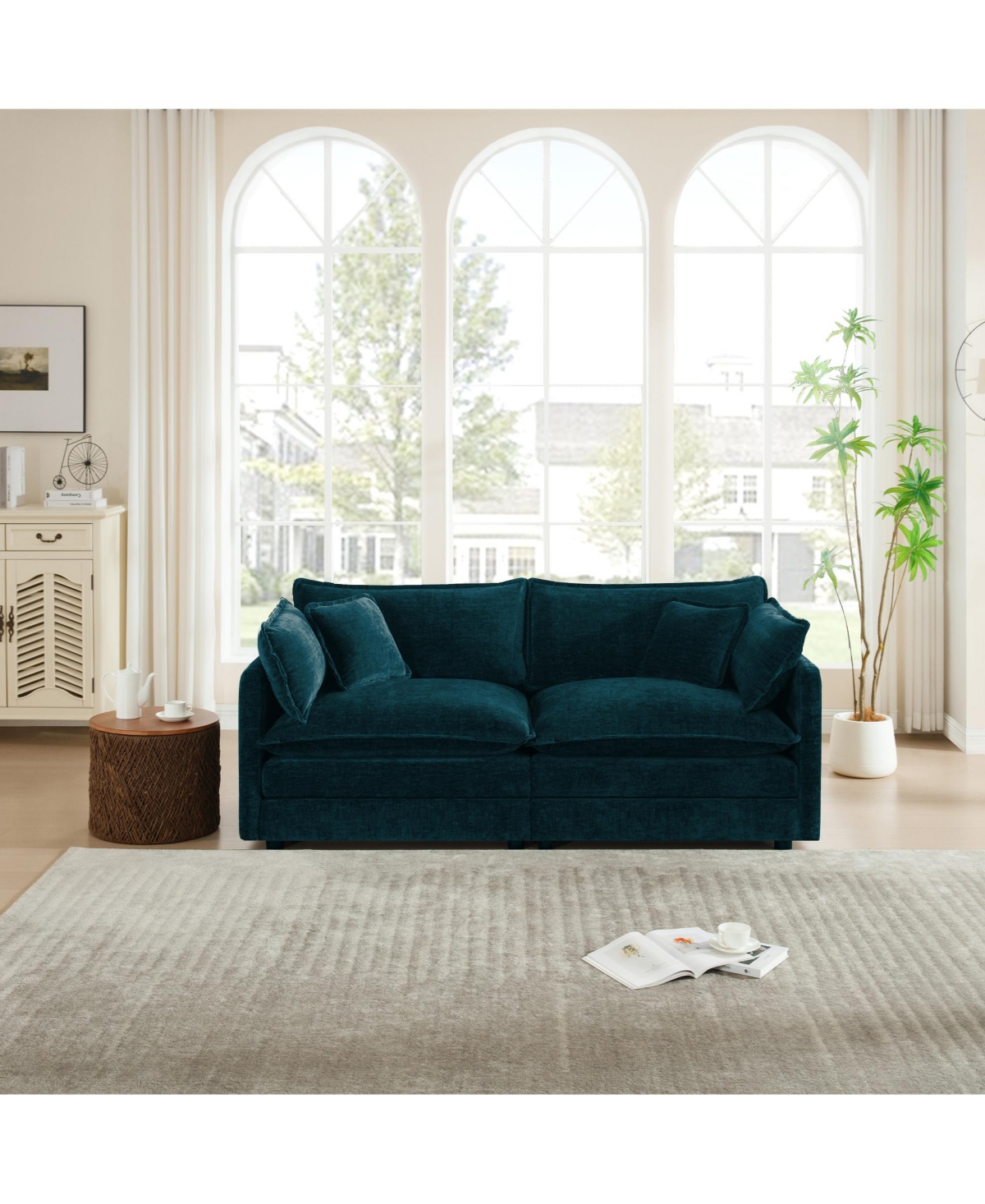 Click here for Boyel Living Modern Fabric Loveseat Sofa Couch for... prices