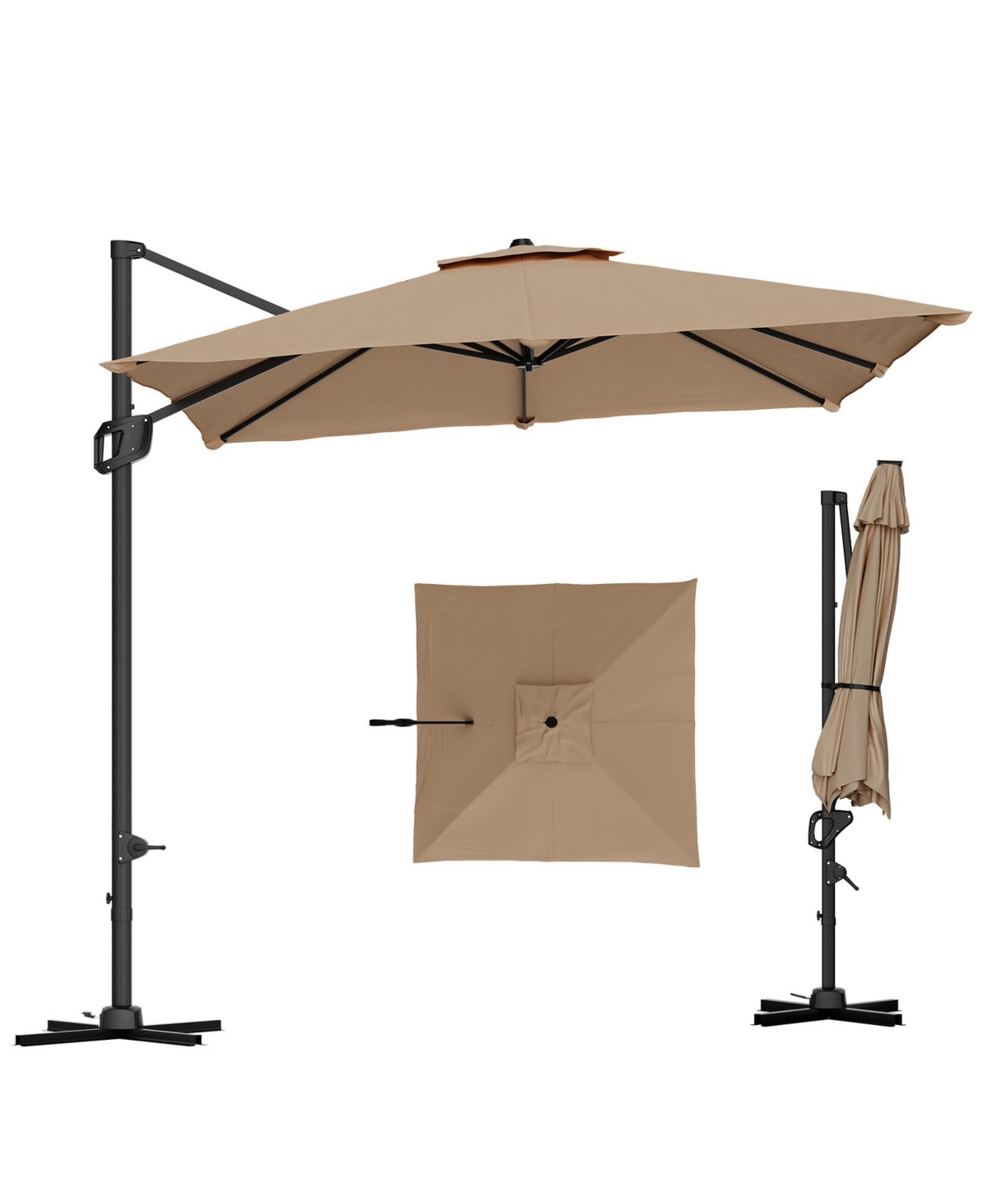 Click here for homfan 10x10Feet 360degree(s) Rotating Square Cant... prices