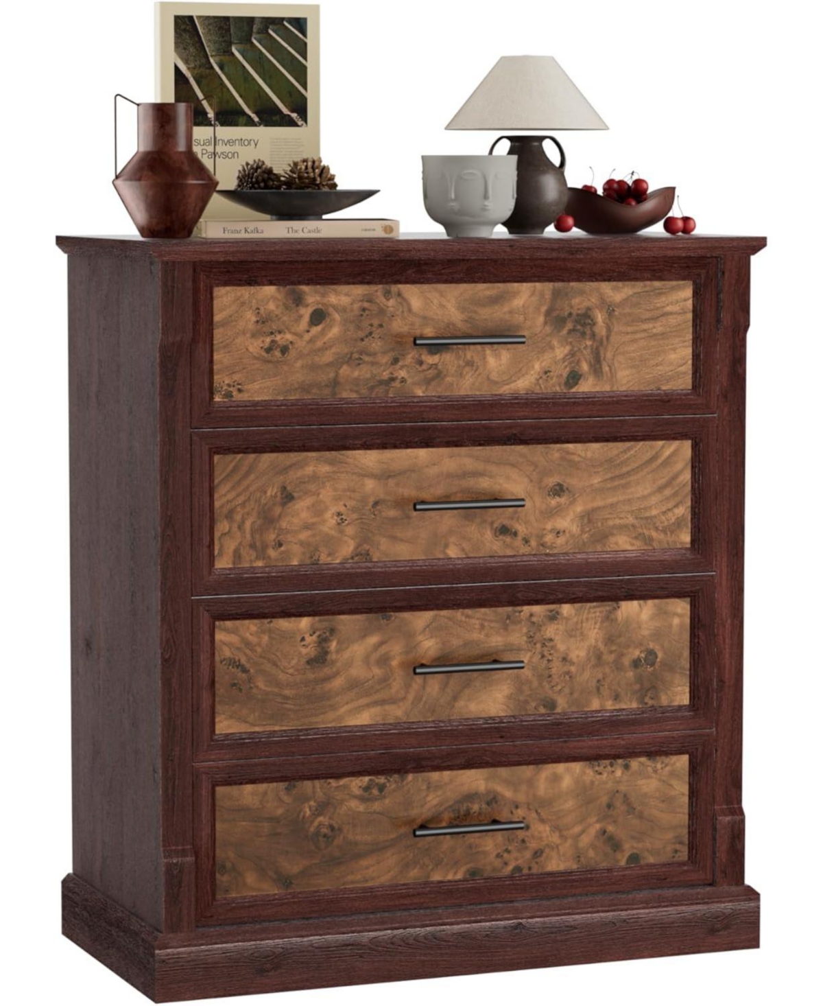 Click here for gaomon Farmhouse 4 Drawer Dresser Rustic Wood Ches... prices