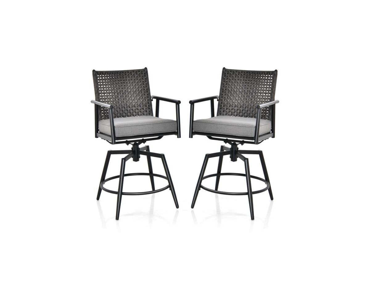 Click here for Mondawe 2 Piece 360 Degree Swivel Bar Stool Set wi... prices
