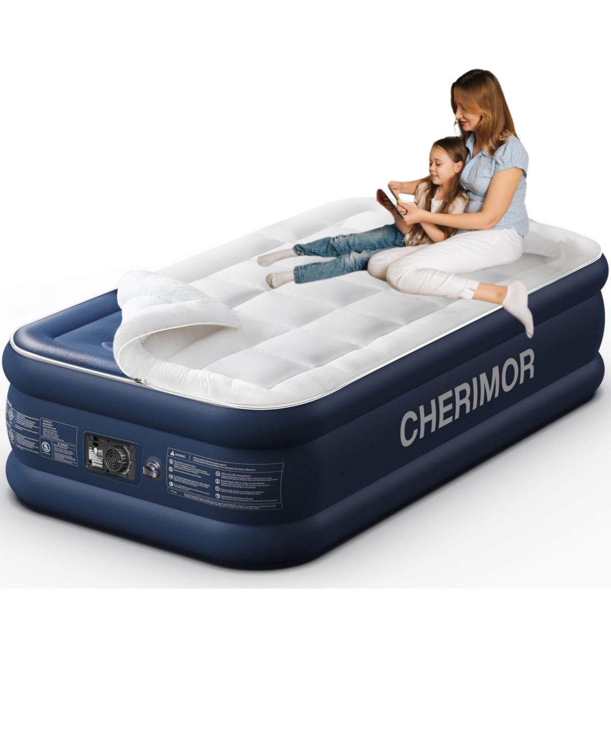 Click here for Cherimor 20 Twin Air Mattress with Built-in Pump... prices