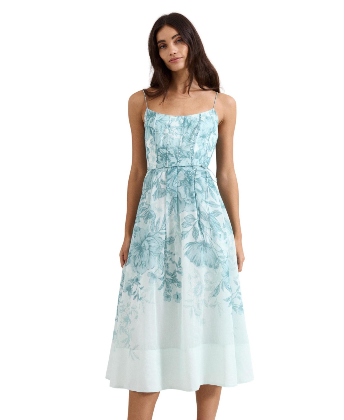 Click here for Phase Eight Womens Velicia Floral Dress - Pale blu... prices