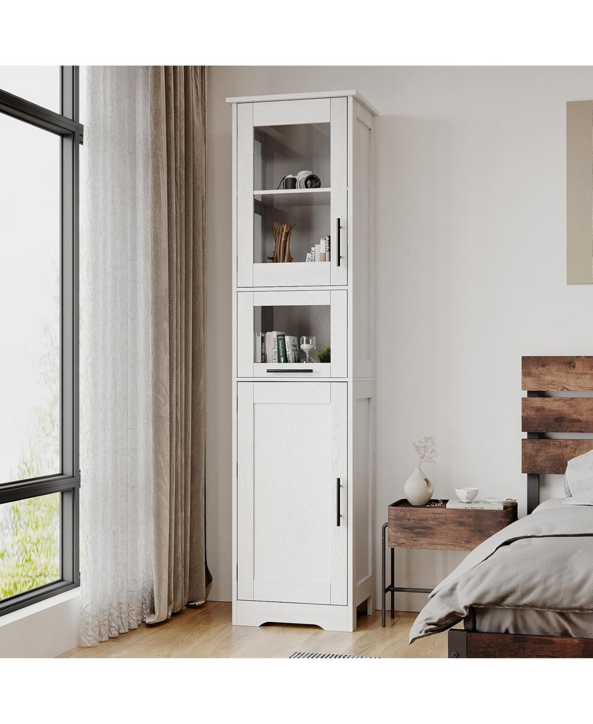 Click here for gaomon 67 Narrow Storage Cabinet Slim Freestanding... prices