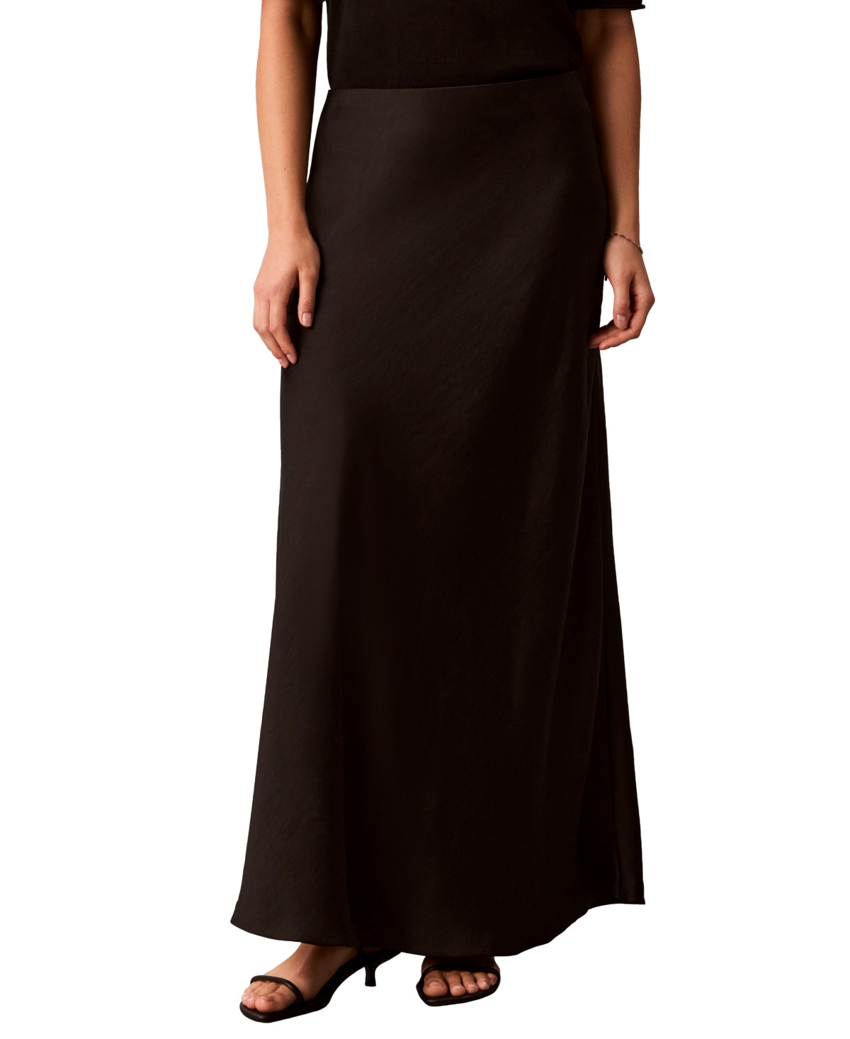 Click here for Calvin Klein Petite Bias-Flared Pull-On Skirt - Bl... prices