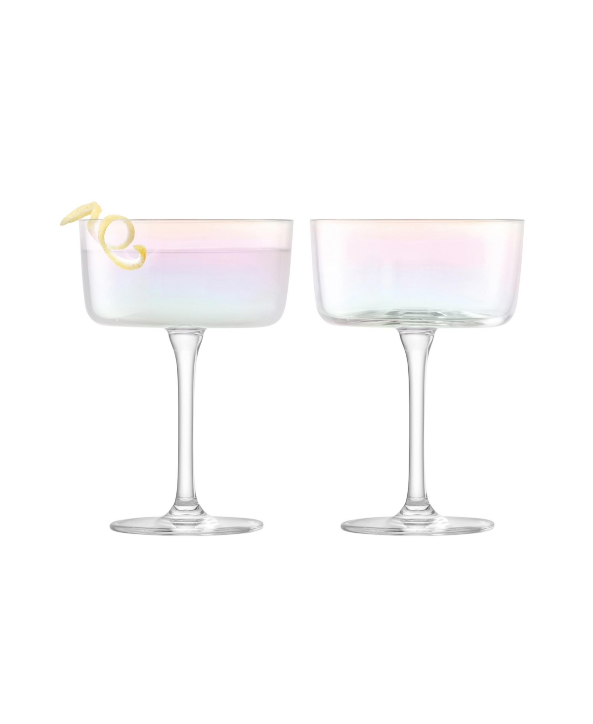 Click here for Lsa Iridescence Champagne & Cocktail Glasses  Set... prices