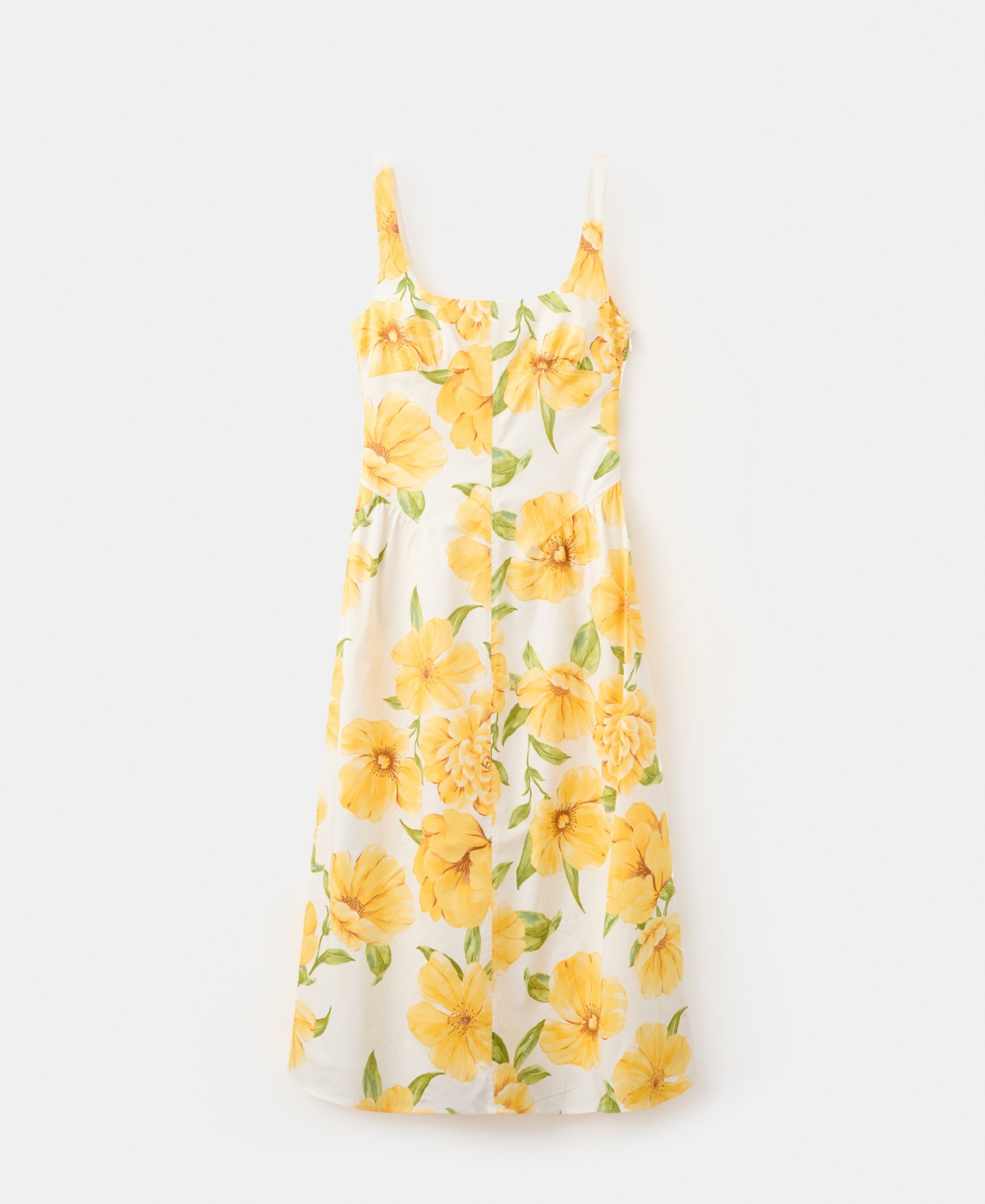 Click here for Mango Womens Gathered Waist Floral-Print Dress - Y... prices