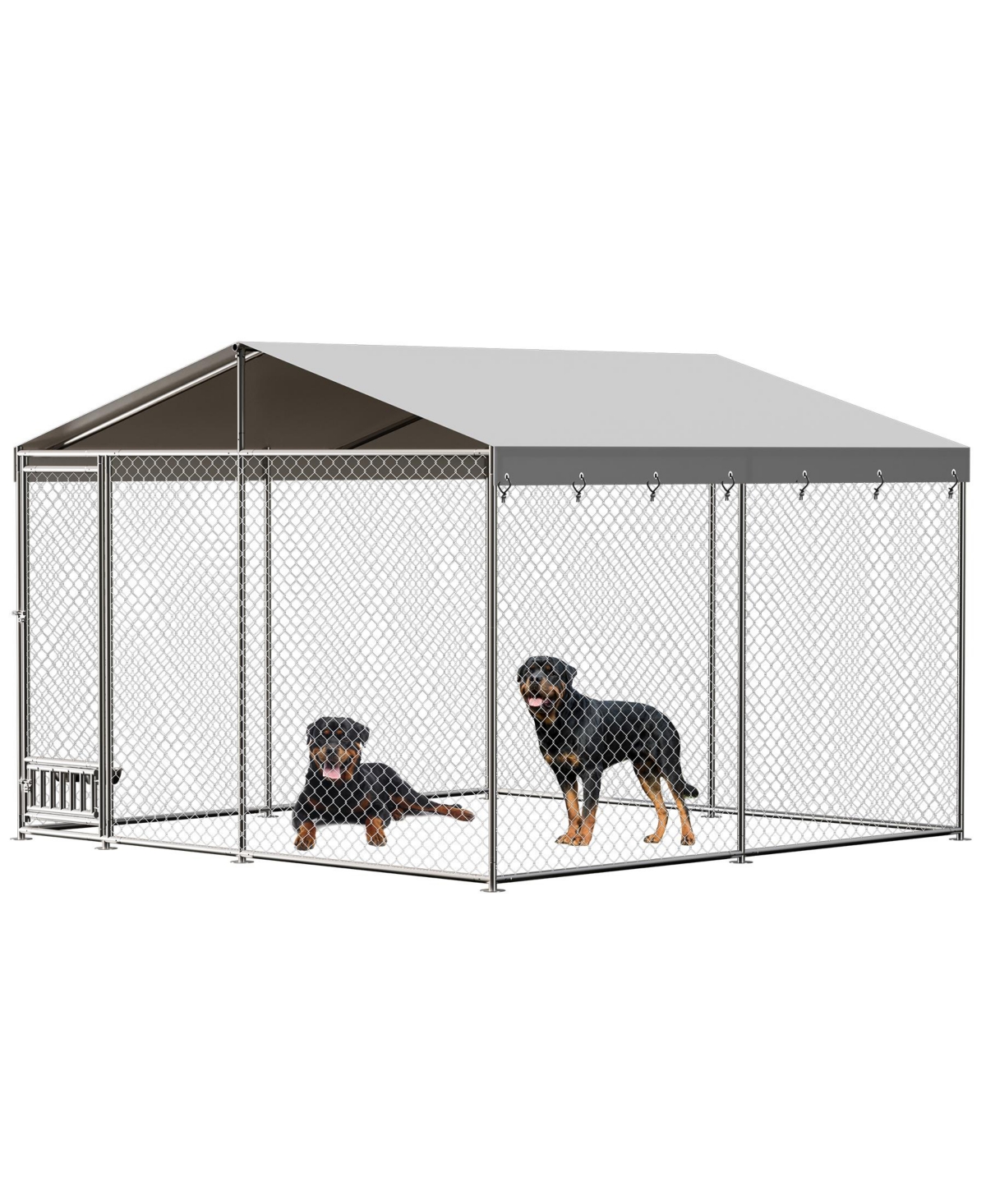 Click here for homfan Outdoor Dog Kenne Foot Heavy Duty Dog House... prices