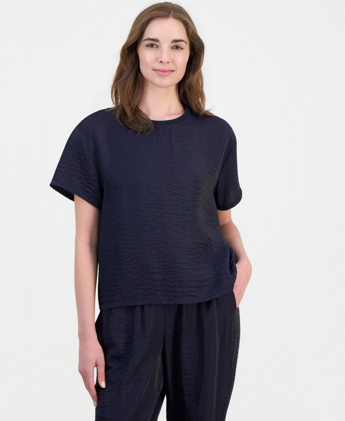 Click here for Nautica Womens Wave T-Shirt - Blue prices