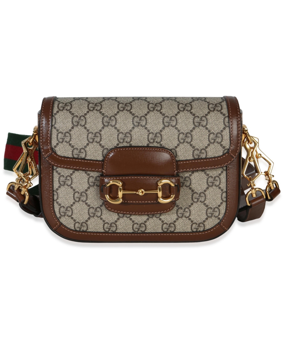 Click here for Pre-Owned Gucci Beige Ebony Gg Supreme Canvas 1955... prices