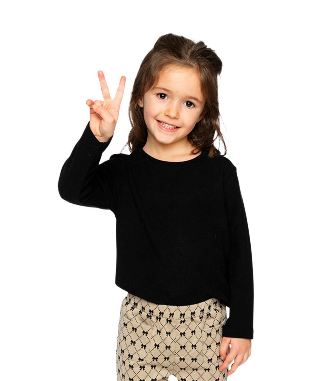 Click here for Deux par Deux Toddler Girls 2T- 5T Brushed Rib Cre... prices