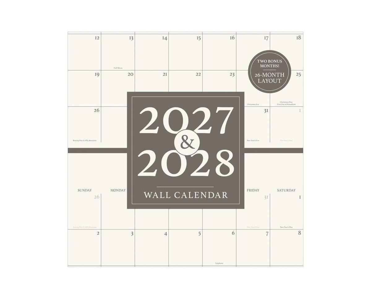 Click here for Tf Publishing Paper Goods 2027 2 Year Grid Wall Ca... prices