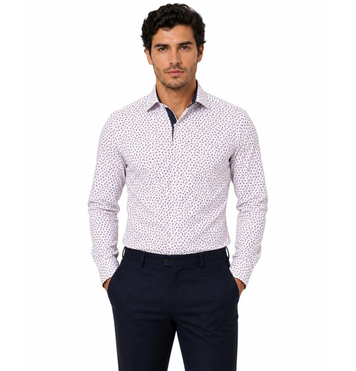 Click here for Elie Balleh Mens Slim Fit Classic Button-Down Shir... prices