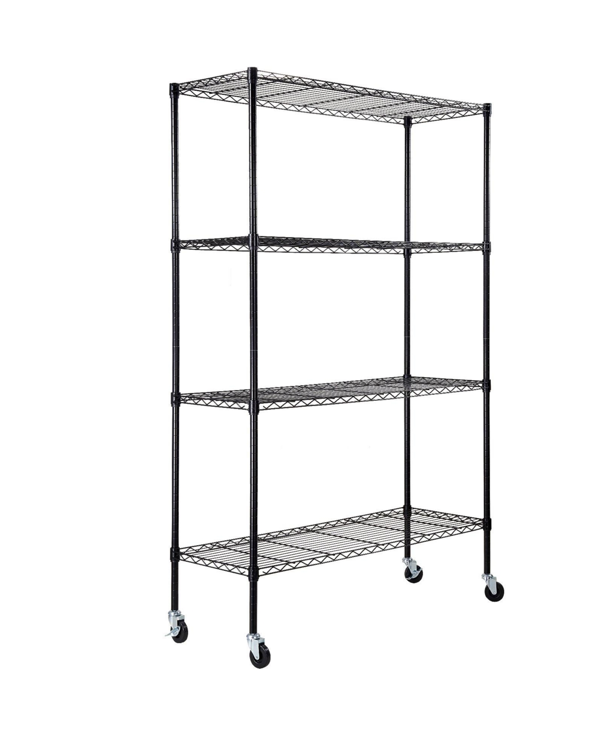 Click here for Mecale 4-Tier Storage Shelving Unit with Wheels  A... prices