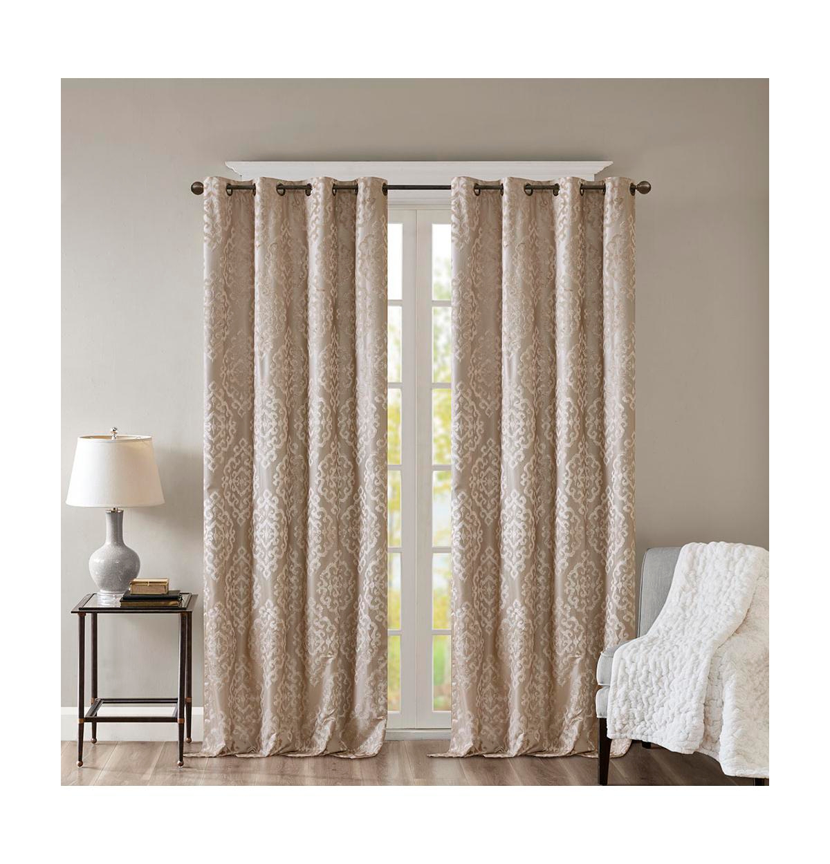 Click here for Avobird Knitted Jacquard Damask Total Blackout Gro... prices