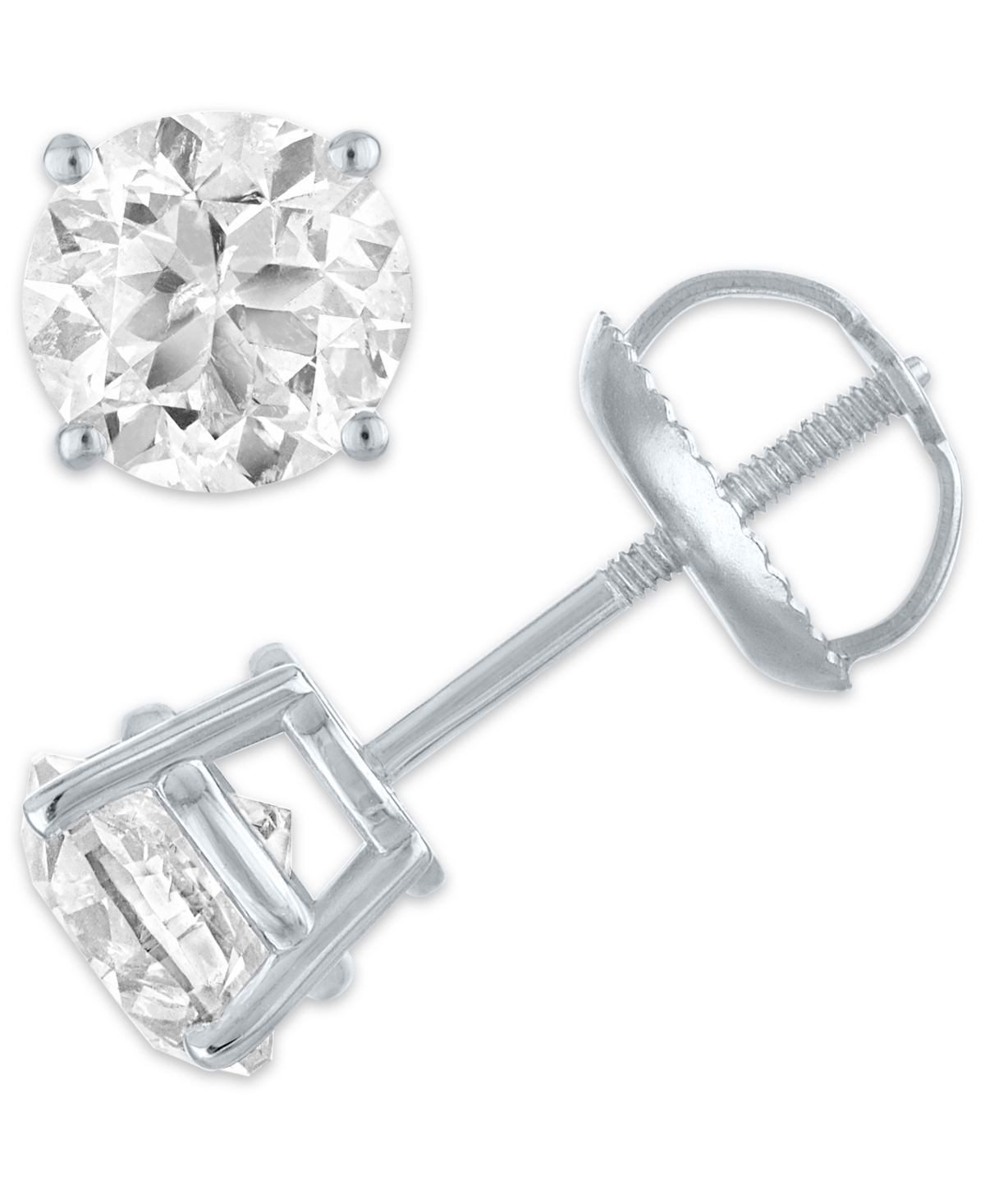 Click here for Diamond Stud Earrings (1-1/4 ct. t.w.) in 14k Whit... prices