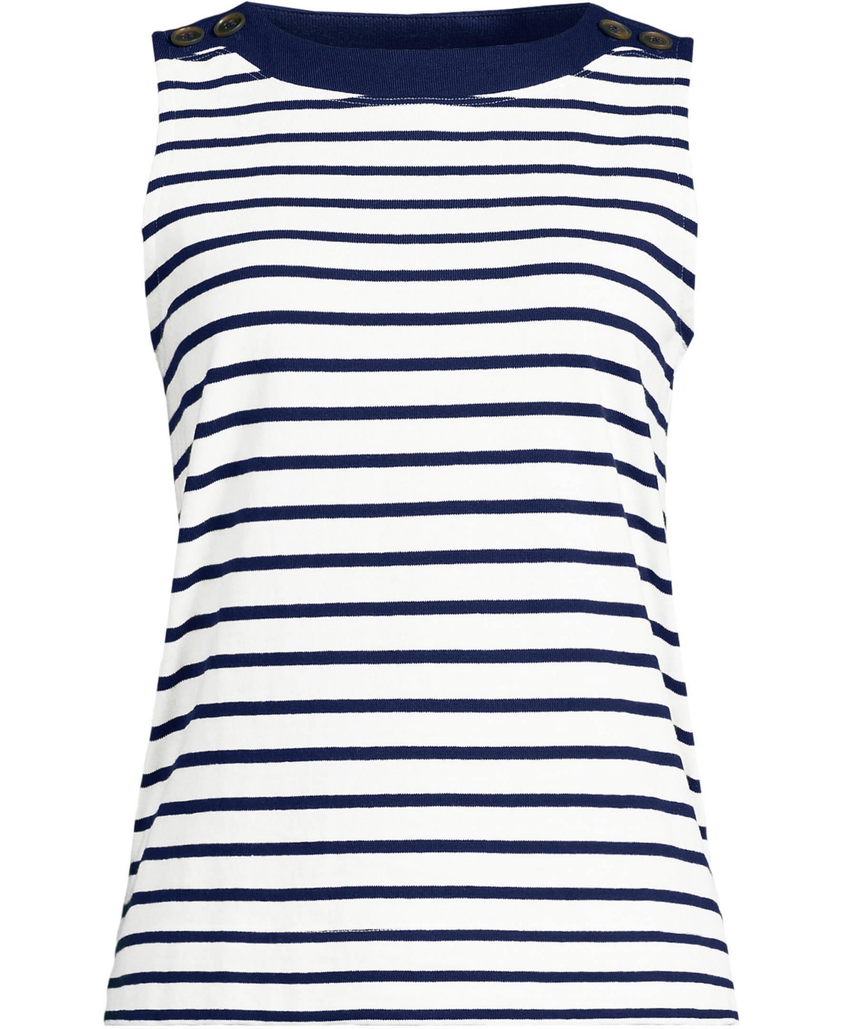Click here for Lands End Womens Plus Size Mariner Button Shoulder... prices