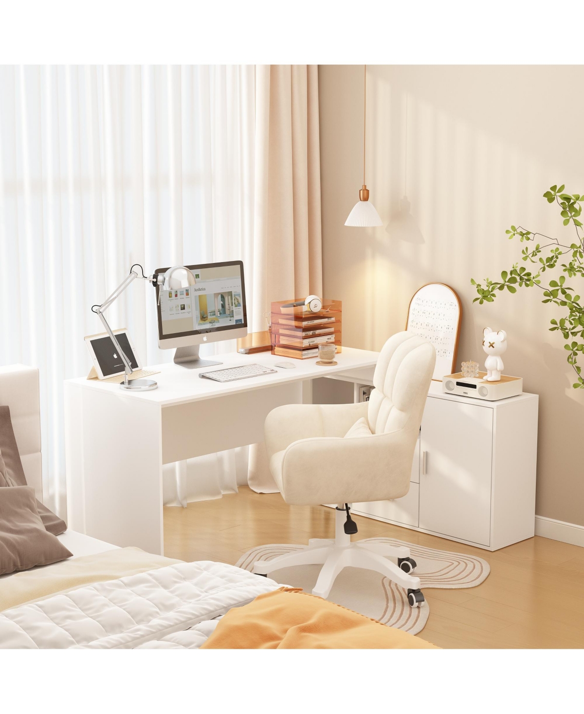 Click here for Homsee Corner Desk with Storage - L-Shaped Compute... prices