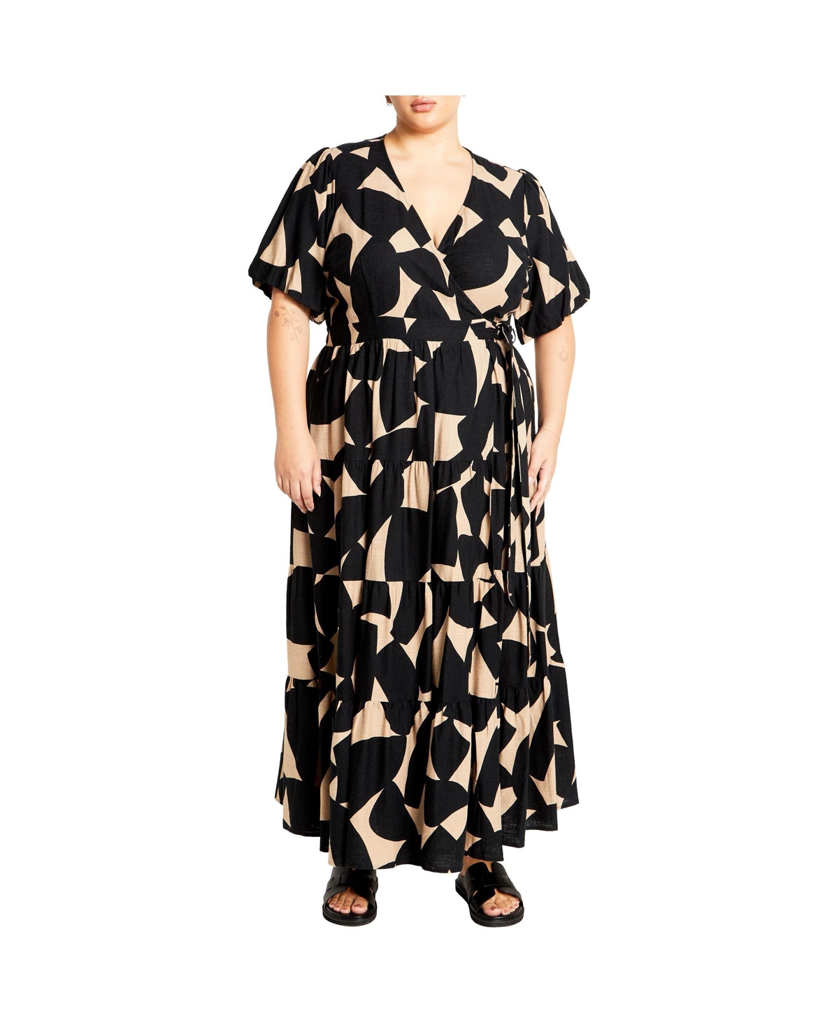 Click here for City Chic womens Plus Size Jezebel Maxi Dress - Up... prices